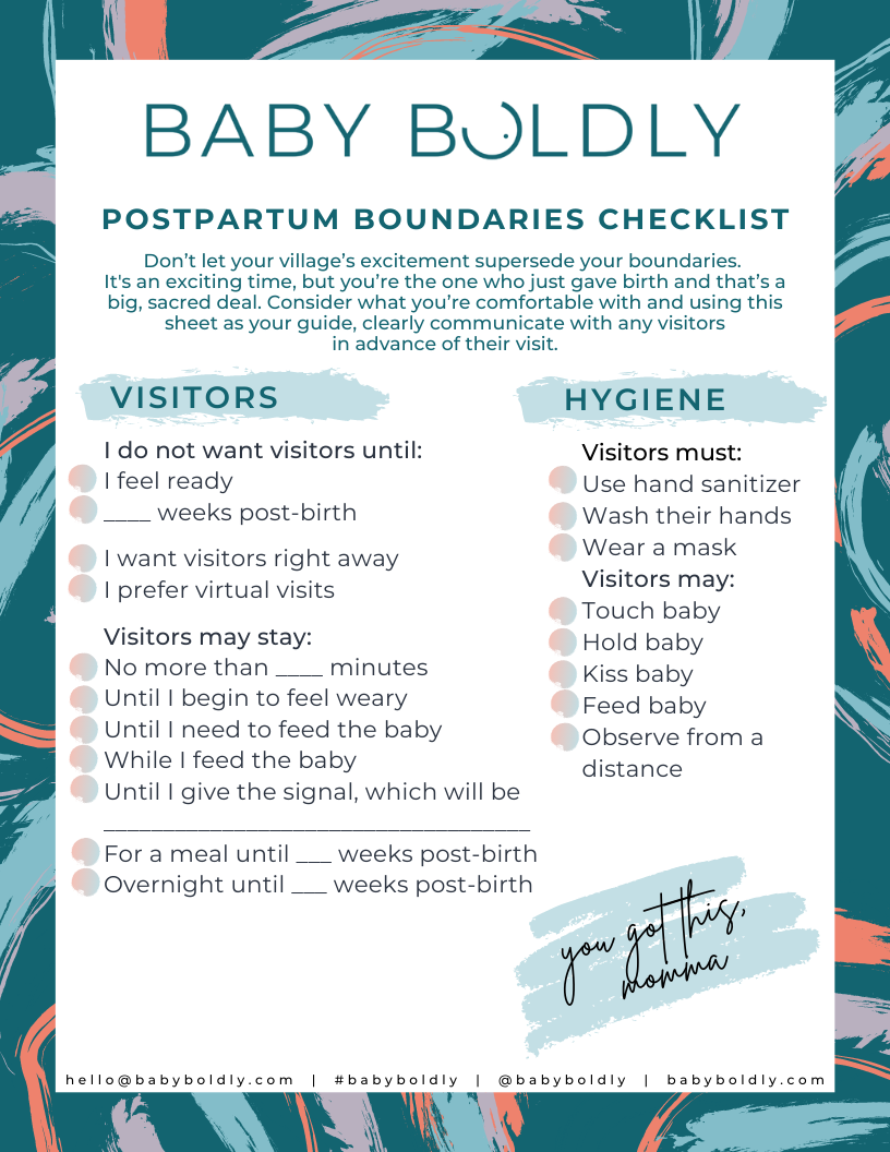 Postpartum Care | Baby Boldly